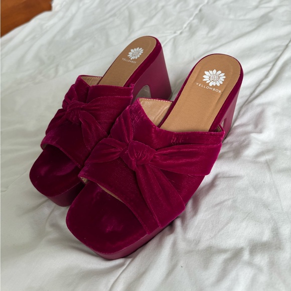 Yellow Box | Shoes | Yellow Box Pink Fuchsia Osini Platform Heel In ...